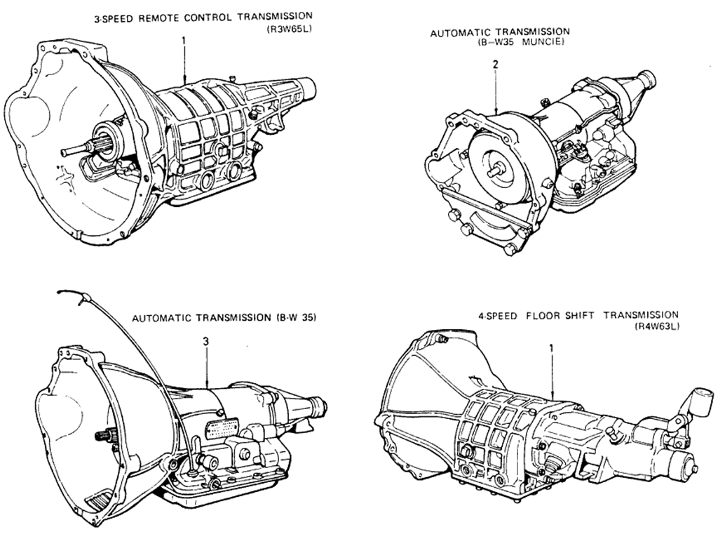 Datsun 510 Transmission Assemblies
